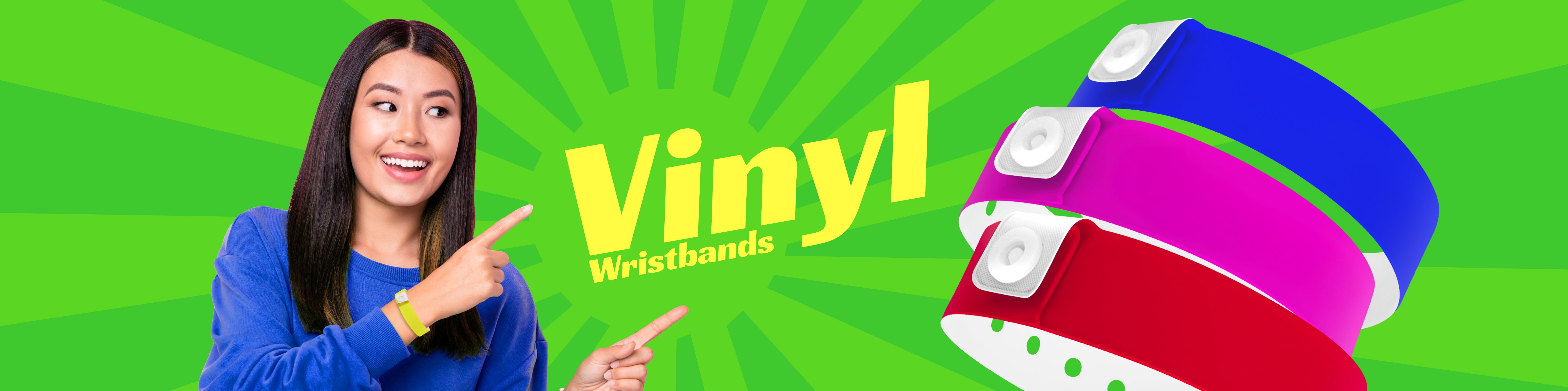 Vinyl Wristbands - Free Shipping on Vinyl Bracelets for Events!