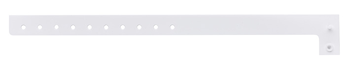 Plastic Wristbands Solid Colors - 100 Pack