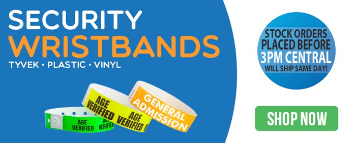 Security Wristbands | Secure Wristbands for Events