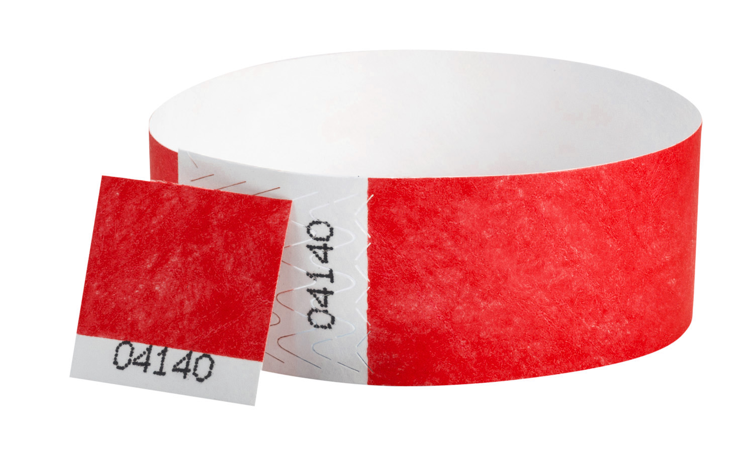 1 inch Voucher Tyvek Wristbands Solid Colors