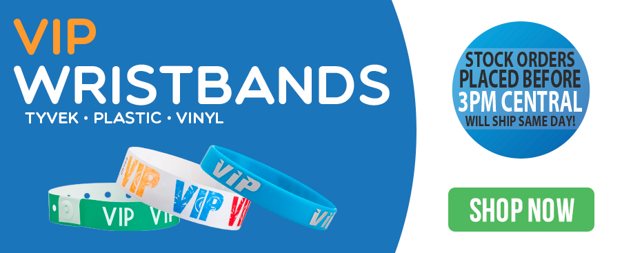 VIP Wristbands for Events | Custom and In Stock Bracelets
