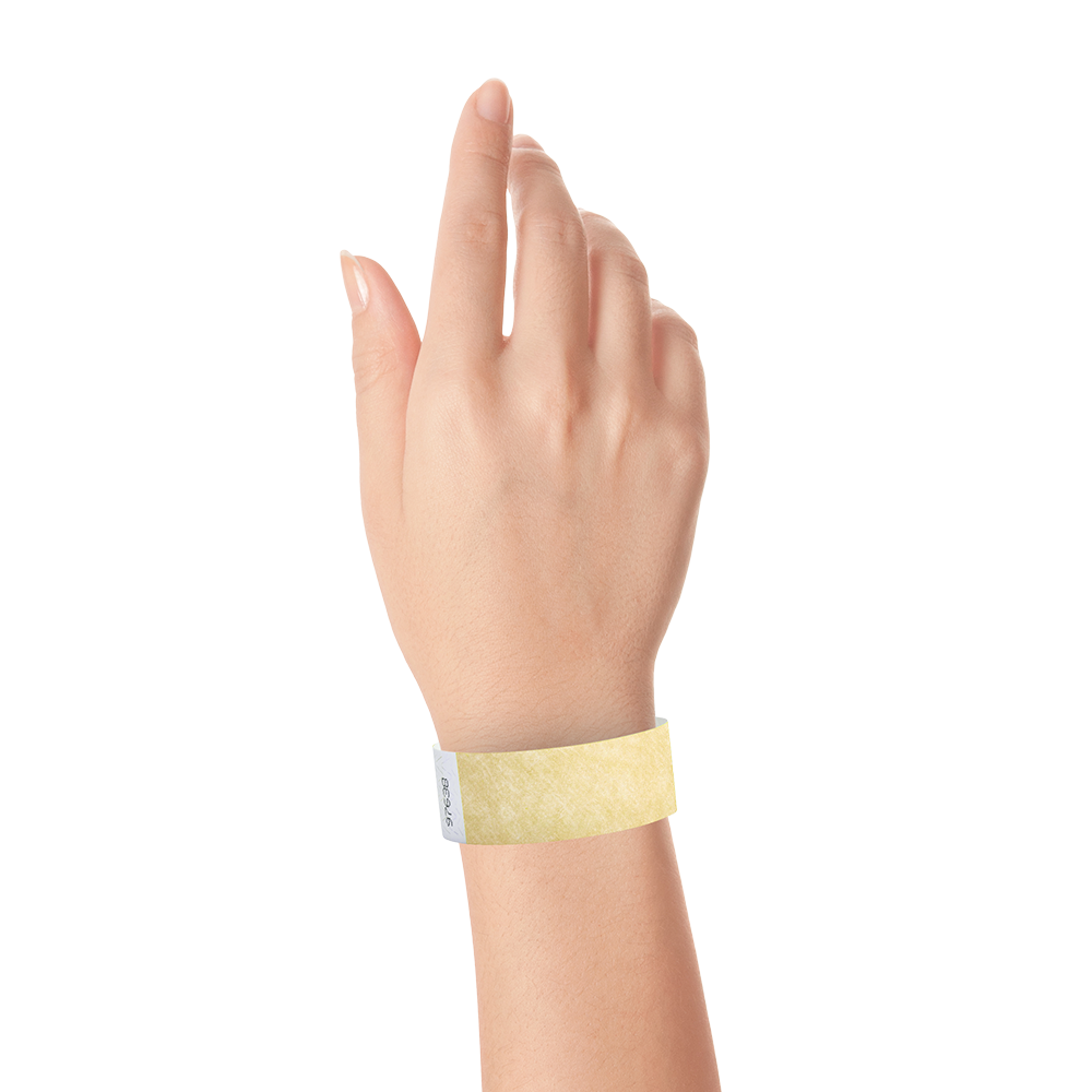 1 inch Tyvek Wristbands Solid Colors